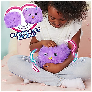What the Fluff, Pupper-Fluff, Surprise Reveal Interactive Toy Pet With Over 100 Sounds And Reactions, Kids Toys For Girls Ages 5 And up