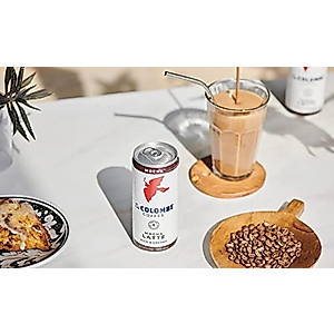 La Colombe Mocha Draft Latte - 9 Fluid Ounce, 16 Count - Cold-Pressed Espresso and Frothed Milk + Dark Chocolate - Made With Real Ingredients - Grab And Go Coffee, White, Brown