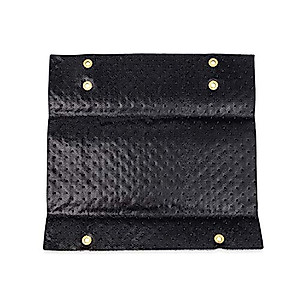 Camco 53196 Life is Better at The Campsite RV Wrap Around Step Rug, Fits 18-inch Wide Steps - for Manual and Electric RV Steps - Features a Gray Mat with a White Welcome Home Retro RV Print