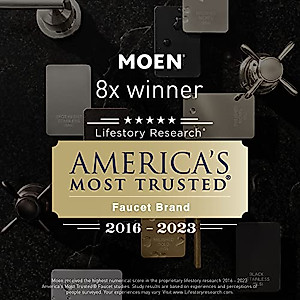 Moen Align Matte Black M-CORE 3-Series 2-Handle Shower Faucet Trim (Valve Required), UT3290BL