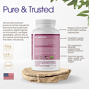 Pure D Mannose Capsules 1000mg - Fast Acting UTI Support - Urinary Tract Cleanse & Bladder Health - Cranberry, D-Mannose, Dandelion, Hibiscus Flower - 60 Veggie Caps