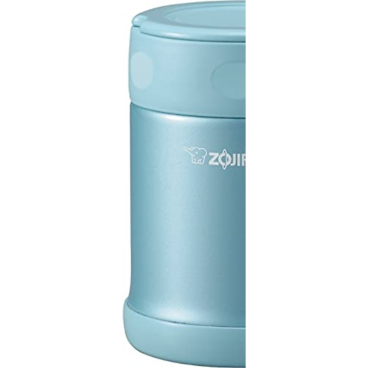 Zojirushi Stainless Steel Food Jar, 11.8-Ounce, Aqua Blue