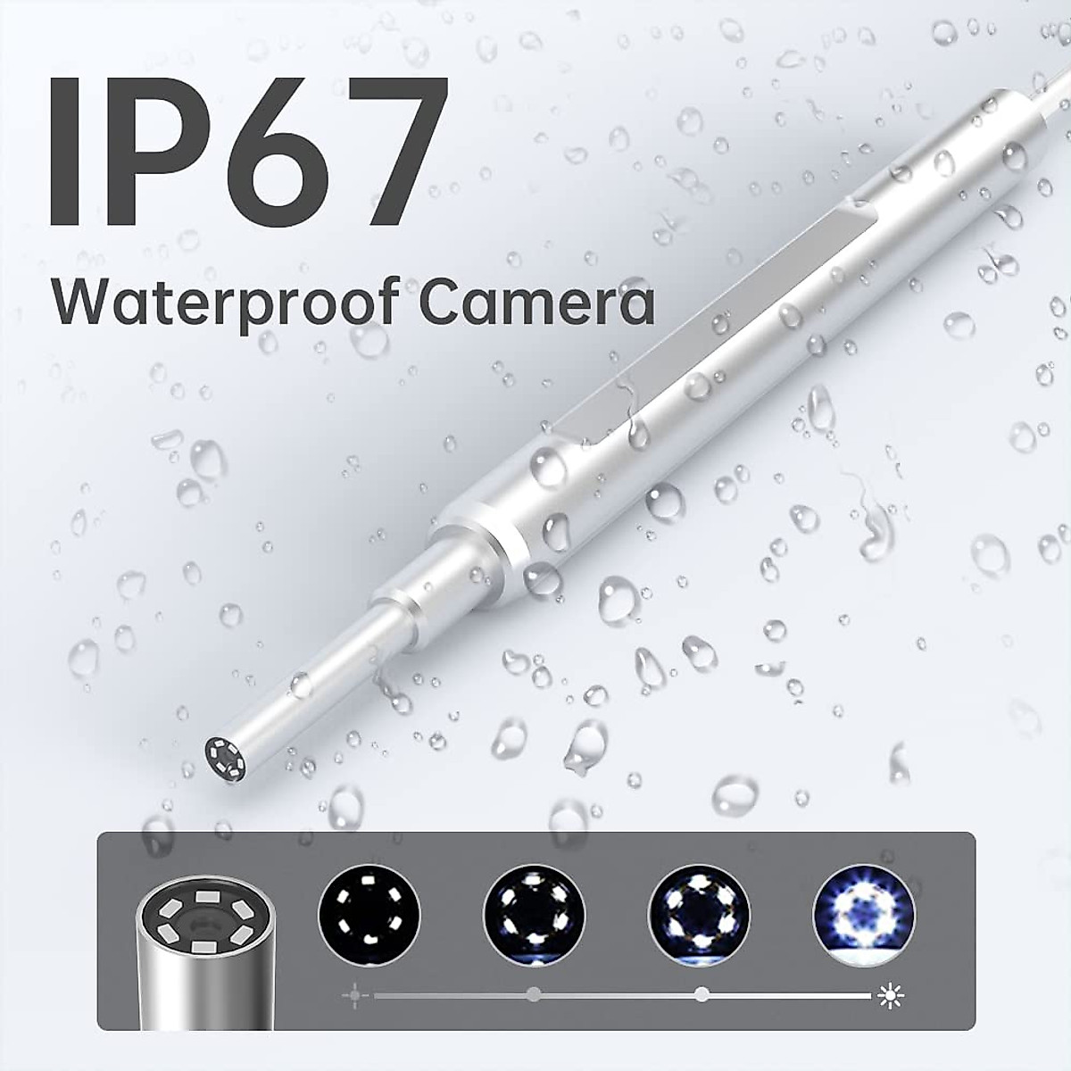 3.5mm Digital Otoscope Camera with Light, Visual Ear Camera and Ear Wax Tweezers with Light, Video Ear Scope with Ear Wax Remover, Ear Endoscope Cleaner, 32GB, 1080P HD, No Phone Needed