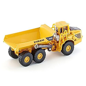 A40D Dump Truck Yellow 1/87 (HO) Diecast Model by Siku SK1877