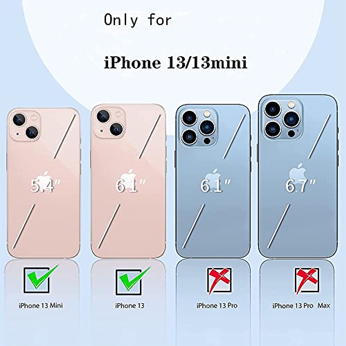 GSRYPC 2 Pack Glitter Camera Lens Cover Protector Compatible with iPhone 13 /iPhone 13 Mini Metal Bling Diamond Camera Lens Cover Sticker Protector (Rose Gold)
