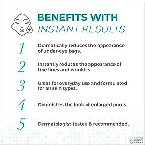 Instantly Ageless Facelift in A Box - Instant Eye Bag Remover Puffiness -1 Box of 25 Vials - Instant Under Eye Bags Remover - Wrinkle Tightener - Instant Wrinkle Remover for Face Instant Lift