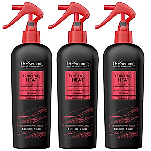 TRESemmé Heat Protection Spray for Hair, 3-Pack – Vitamin-Enriched Anti-Frizz Hair Products, 8 Oz Ea