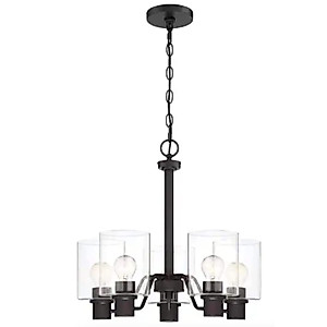 Hampton Bay Lighting Castleford 5-Light Satin Bronze Chandelier (HB2588-34)