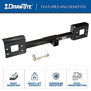 Reese Front Mount Receiver, 2 in. Compatible with Select Ford Excursion, F-250 Super Duty, F-350 Super Duty, F-450 Super Duty, F-550 Super Duty