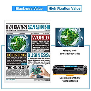 True Image Compatible Toner Cartridge Replacement for HP 204A CF510A Color Laserjet Pro MFP M180nw M154nw M180n M154a MFP M181fw CF511A CF512A CF513A (Black Cyan Yellow Magenta, 4-Pack)