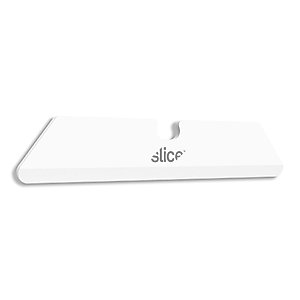 Slice 10526 Rounded Tip Ceramic Replacement Blade with 1" Cutting Depth, Equivalent to 20 Metal Blades (3 Pack), White