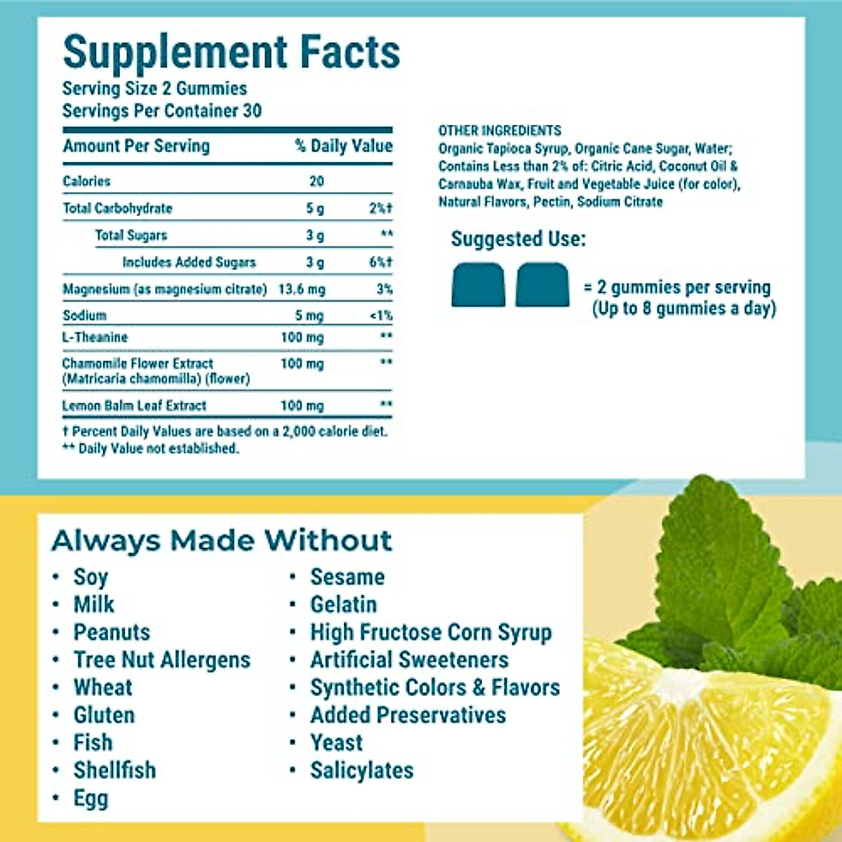 Stress Busters Gummies by Hyland's Naturals, Calm and Focus with L-Theanine, Chamomile and Lemon Balm, 60 Vegan Gummies (30 Days)