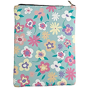 Colorful Floral Book Sleeve - Book Cover for Hardcover and Paperback - Book Lover Gift - Notebooks and Pens Not Included