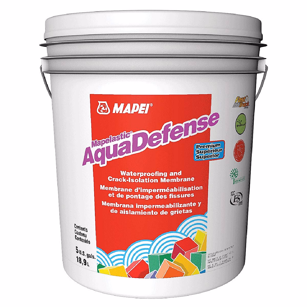 MAPELASTIC AQUADEFENSE Waterproofing Membrane - 5 Gallon