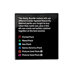 Cards Against Humanity: Nasty Bundle • 6 Nasty Themed Packs + 10 All-New Cards