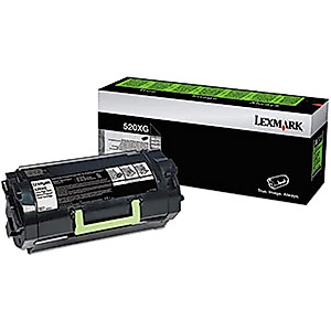 Lexmark 52d0x0g Return Program Extra High-Yield Toner, 45,000 Page-Yield, Black