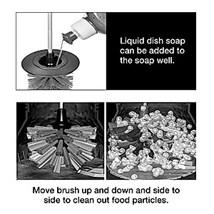 danco Next 3.7 in. W Plastic Garbage Disposal Brush - Case of: 1;