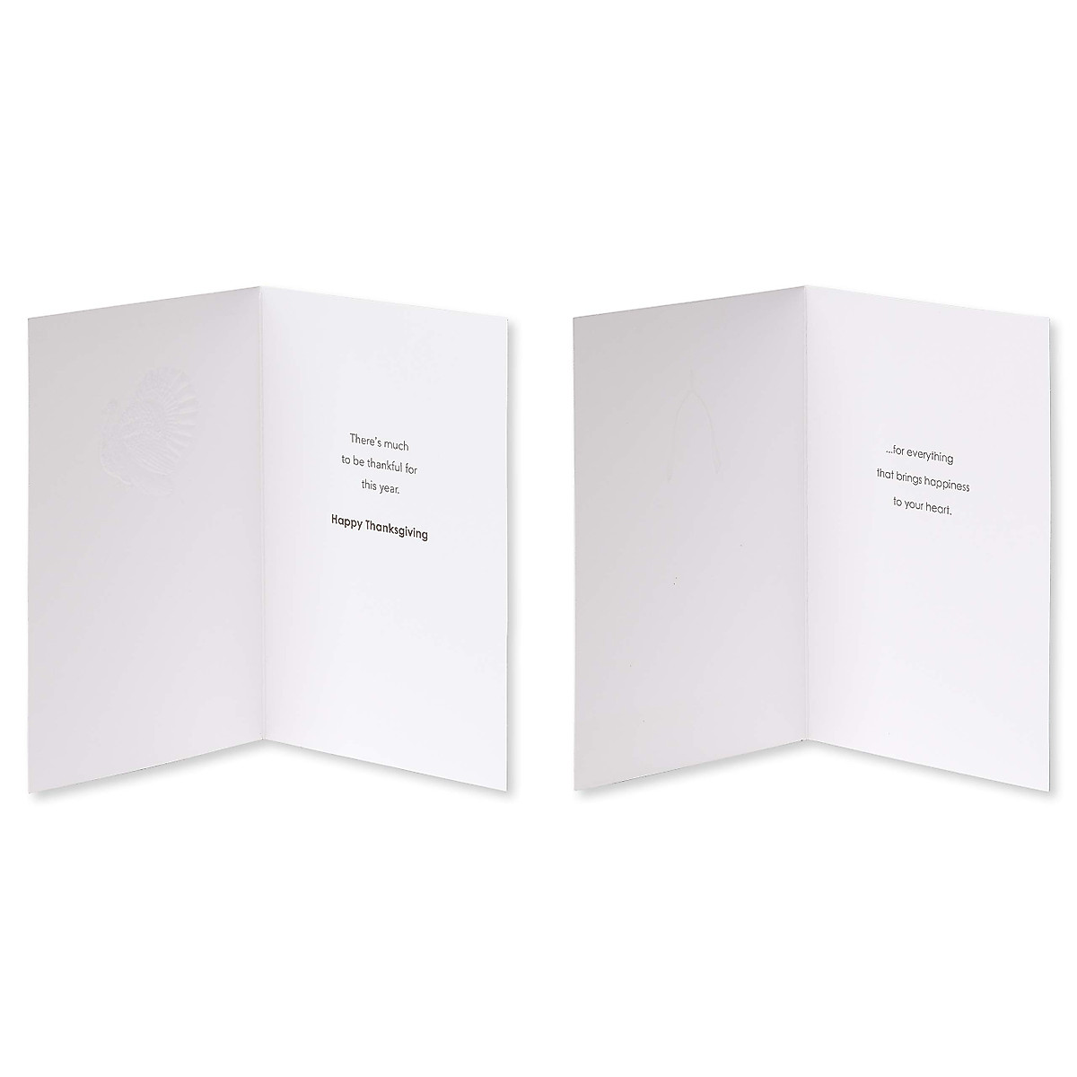 American Greetings Thanksgiving Cards, Thankful and Brings Happiness (6-Count)