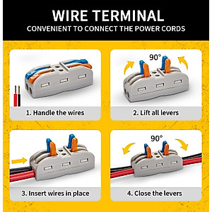 Power Wheel Adapter for Dewalt 20V Battery Series with Fuse, Switch & Wire Terminal, 3Pcs 30A Fuse, 12 AWG Wire Battery Converter Connector DIY for RC Toys, Robotics, Truck and Work Lights (1)