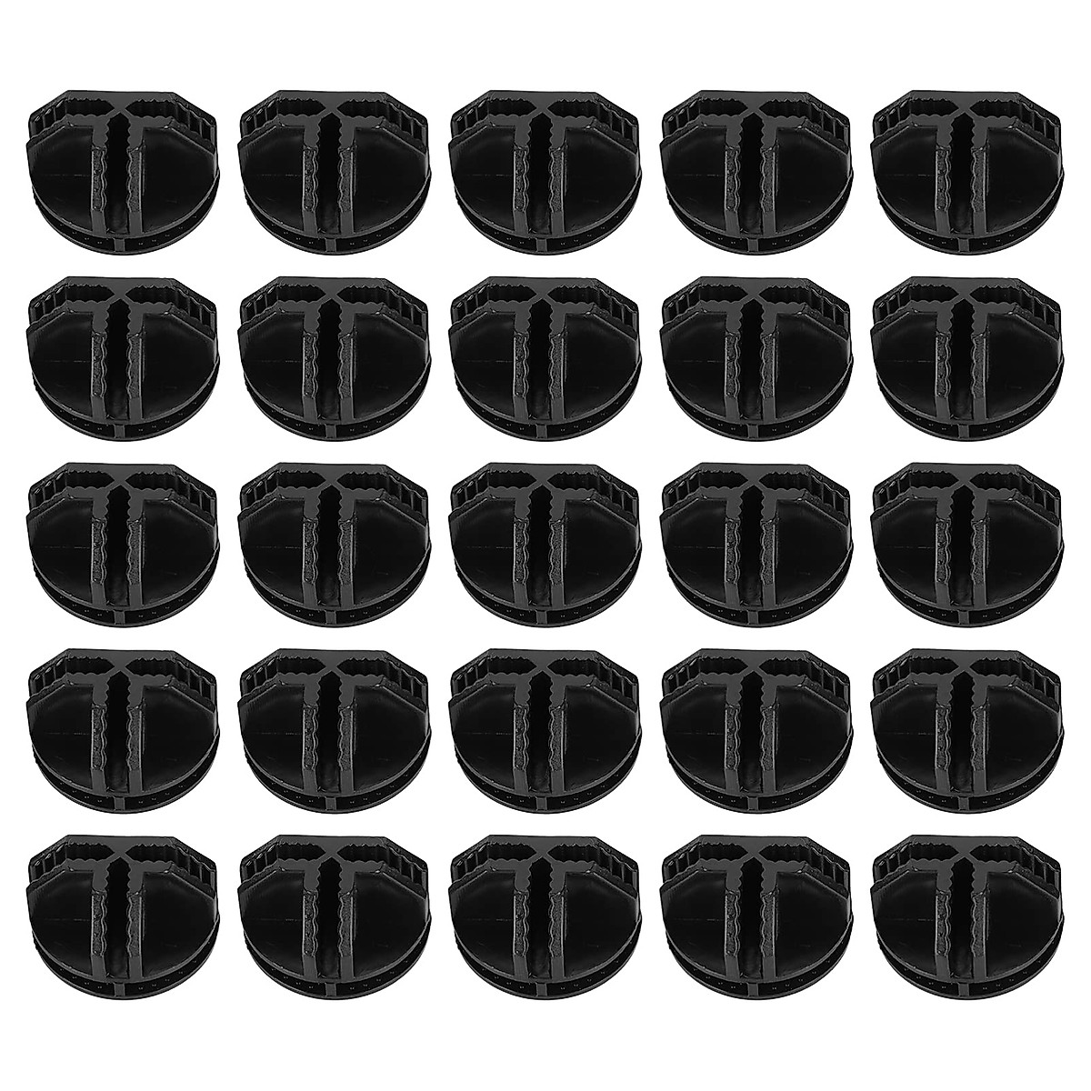 DOITOOL 40pcs Wire Cube Connectors Plastic Connector Wire Grid Cube Organizer Connector for Modular Closet Storage Organizer Wire Shelving 3. 5x2. 3cm