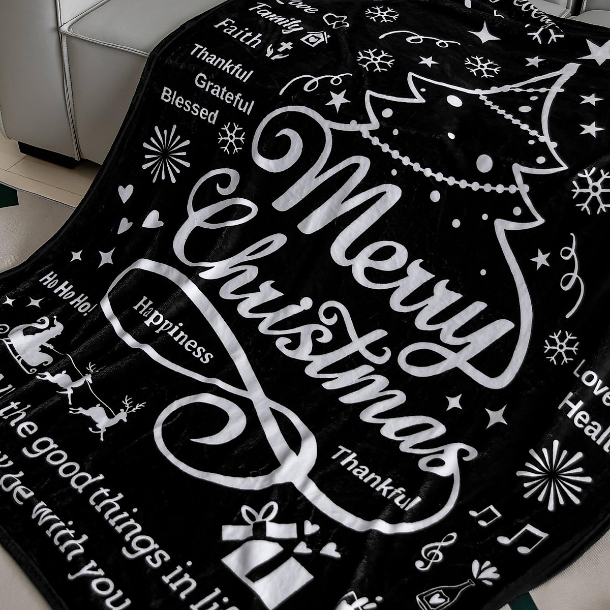 inkArts Gifts for Christmas, Christmas Blankets for Women, Super Soft Throw Blankets for Bed Sofa Decor, Presents for Christmas, 50" x 70"