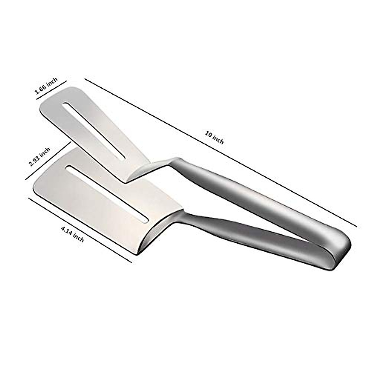 Service Tongs Kitchen Tongs Stainless Steel Bread Tongs/Steak Clamps/Fried Steak Clamp/Barbecue Tongs Joyden 10 Inch Premium Steak Clip(1 PCS)