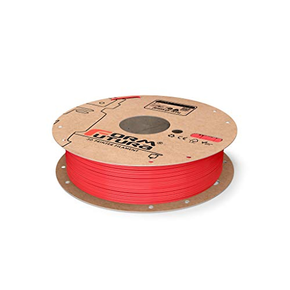 FORMFUTURA - EasyFil, PLA 3D Printer Filament, 1.75mm, 0.75 kg, Red