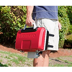 Cuisinart CGG-180T Portable, 17.6 x 18.6 x 11.8-Inch, Petit Gourmet Tabletop Gas Grill, Red