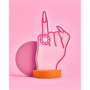 xo, Fetti Bachelorette Party Gift Decoration XL Engaged Foam Ring Finger | Bride To Be, Bridesmaid Favors, Bridal Shower, Engagement Party