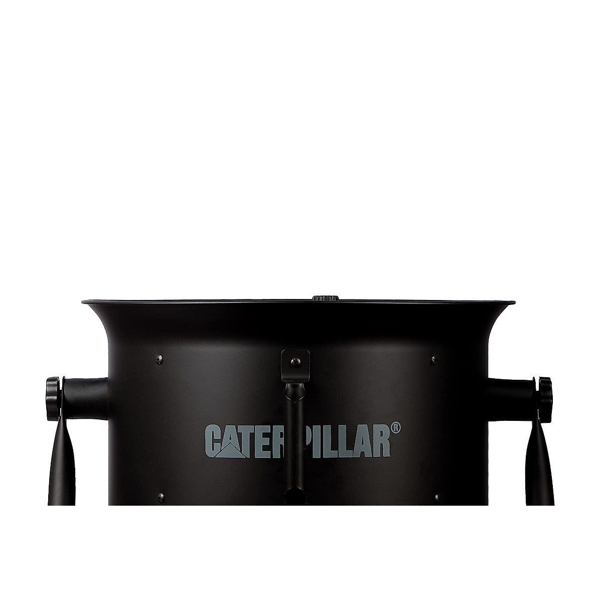 CAT by CATERPILLAR HVD-14AC - 14" High-velocity Drum Air Circulator Fan with 360-degree Pivoting Head, and Dual Ball Bearing 4-speed Motor, BLACK