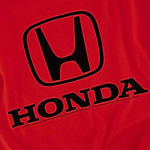 Honda Auto Logo Red T Shirt & Stickers (Large)