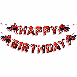 Seyal® Spider Happy Birthday Banner
