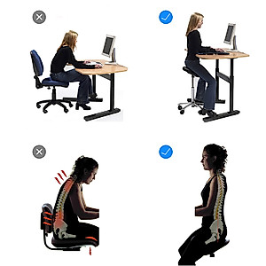 JMYSD Ergonomic Split Saddle Stool Dentist Chair Dental Stool Height Adjustable for Hospital Laboratory Salon Office Home,A2