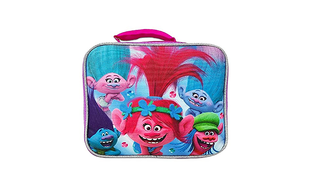 Trolls Backpack & Lunch Bag Set for Girls - 16" Poppy