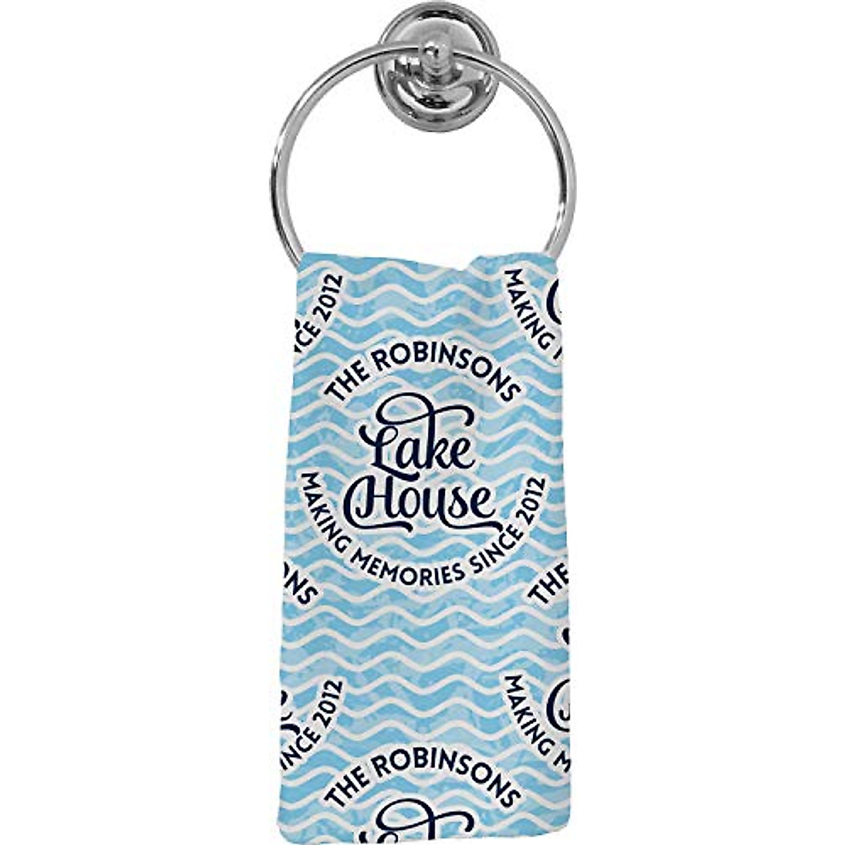 RNK Shops Lake House #2 Hand Towel - Full Print (Personalized)