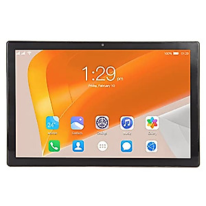fannay 10.1 Inch FHD Tablet 128GB Expandable 5G WiFi Stereo Dual Speaker 2 in 1 Tablet 4G Calling Octa Core CPU for Travel (US Plug)