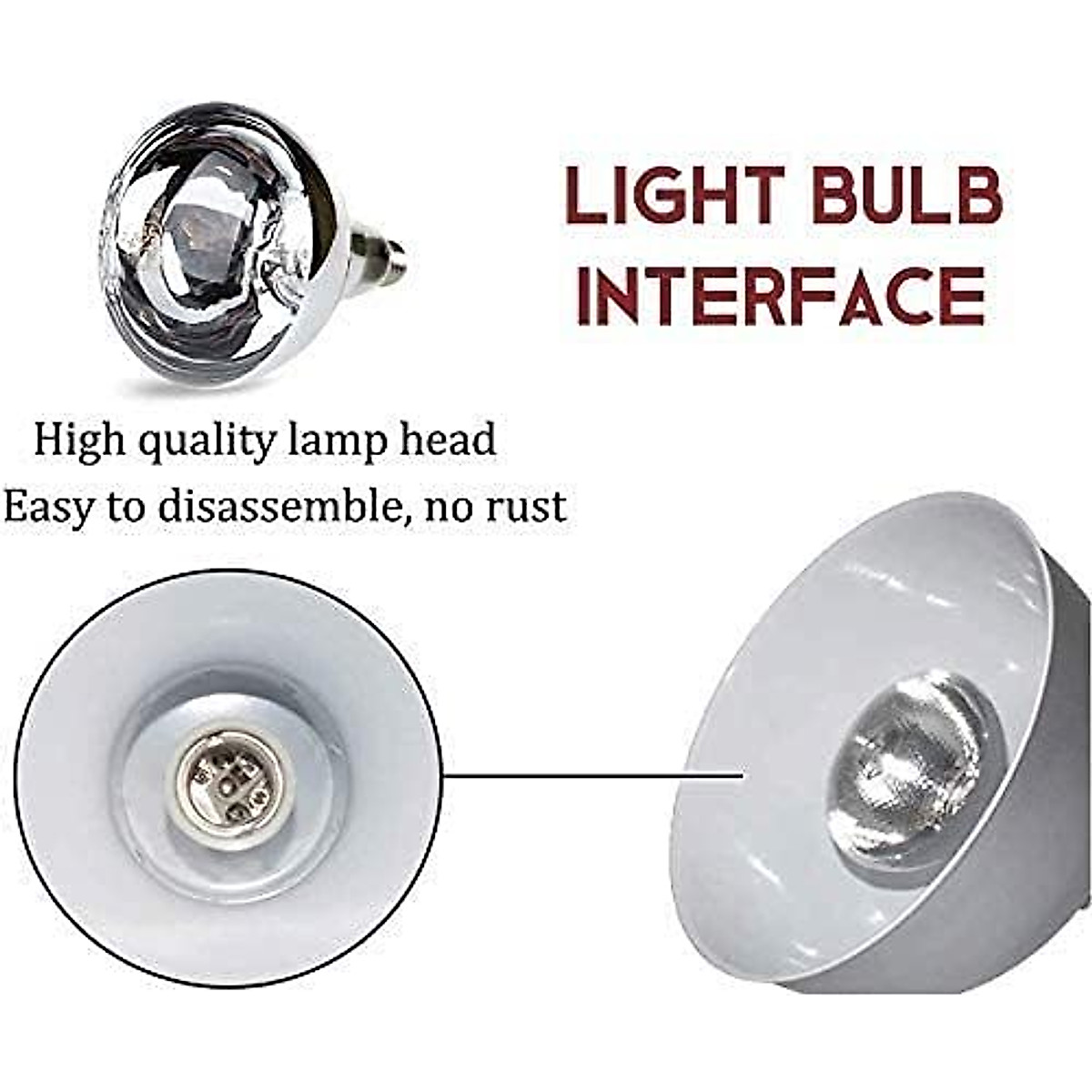 Commercial Heat Lamp Food Warmer Light Food Heat Lamp Warmer, Buffet Heating Light with Infrared Lamp Bulb 250W to Keep Food Warmer, Adjustable Height 60-180cm, Ideal for Kitchen, Restaurant and Cafet