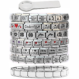 NewCharms Cat Laser Engraved Italian Charm (9mm Standard Size)