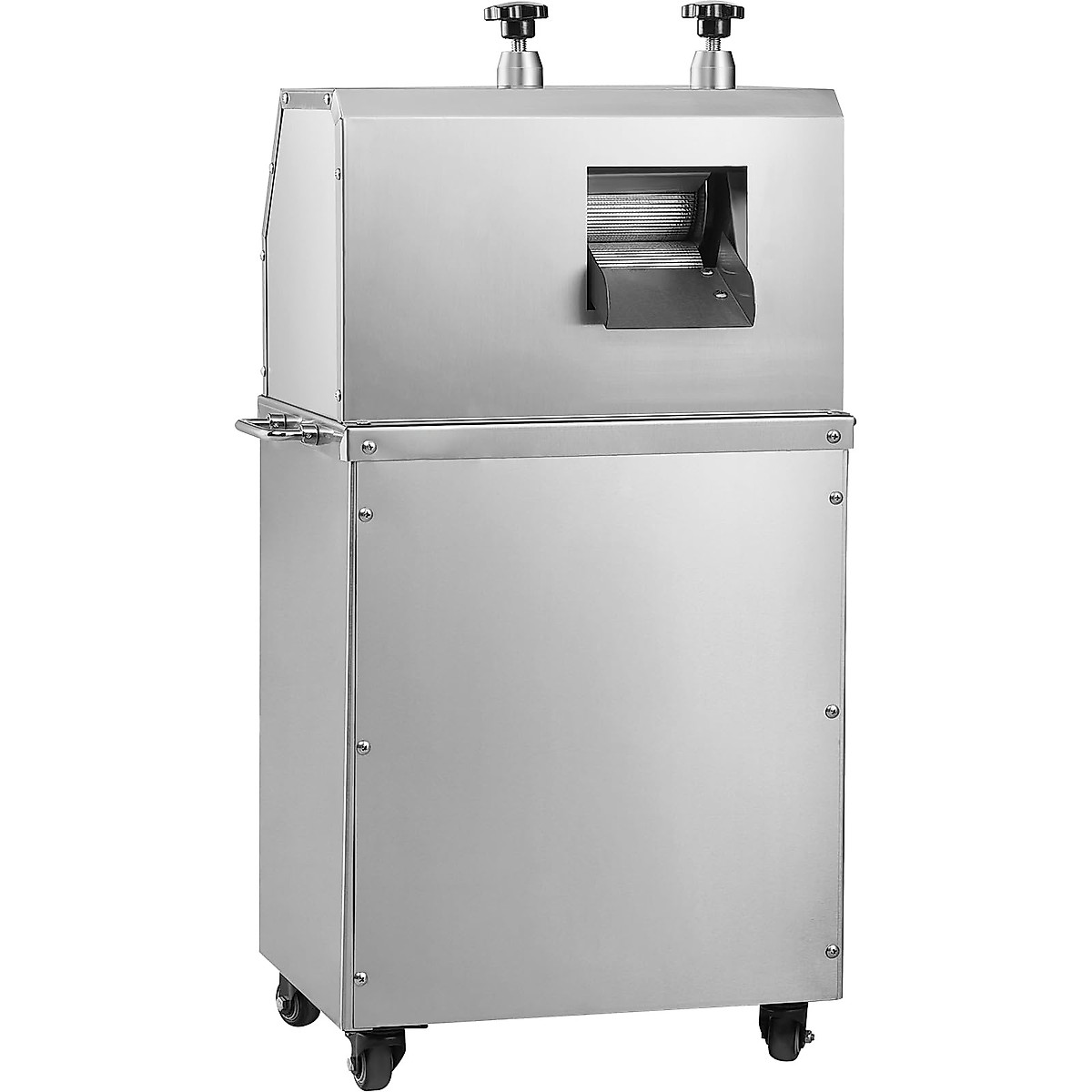 VEVOR Electric Sugar Cane Juicer, 750W Sugarcane Juicer Machine with 661LBS/H High Output, 3 Stainless Steel Rollers, 2.4" Large Inlet, Sugarcane Juice Extractor Squeezer on Wheels for Home/Commercial