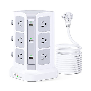 65W PD and 16.4ft Power Strip Tower