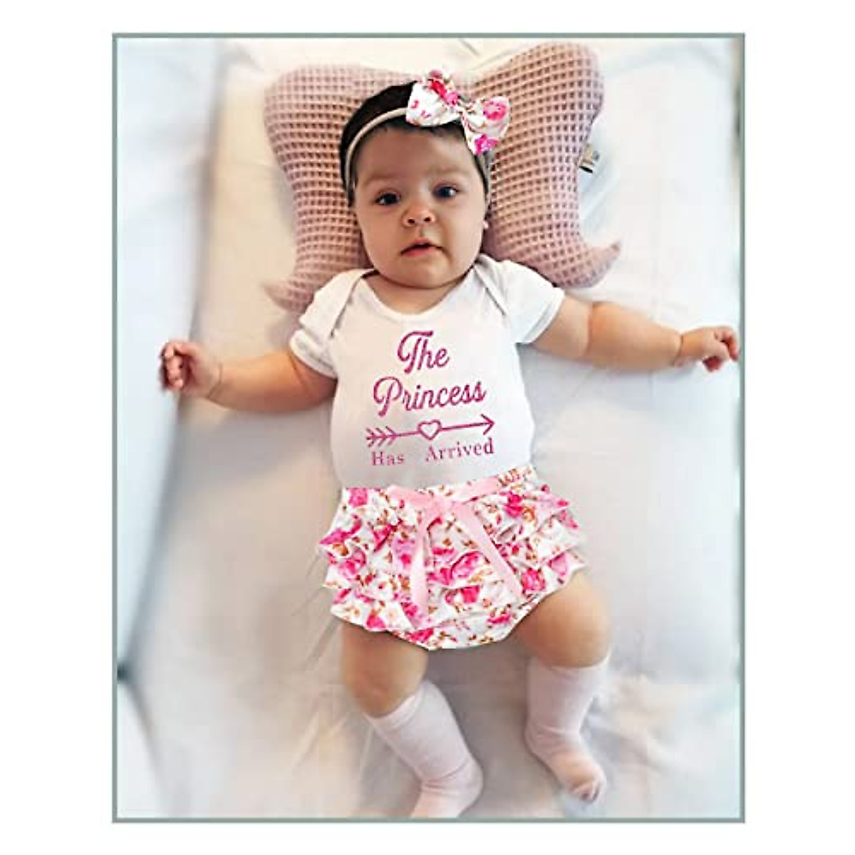 Von kilizo Baby Girl Clothes The Princess Has Arrived Romper