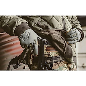 VIKTOS Men's Full Zip Casual Lightweight Insulated Operatus Jacket with Adjustable Hood, Ranger, XL