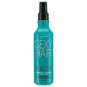 SexyHair Healthy Tri-Wheat Leave-In Conditioner, 8.5 Oz | Up to 90% Better Detangling | Reduces Breakage | Moisture, Smoothness, and Shine