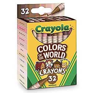 Crayola Multicultural Crayons - 32 Count