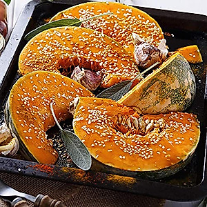 HQOExpress | Organic White Sesame Seed | Raw Sesame Seeds for Cooking and Food Seasoning - Semillas de Ajonjoli - Non-GMO, Vegan & Certified Kosher - 20 oz. Chef Jar