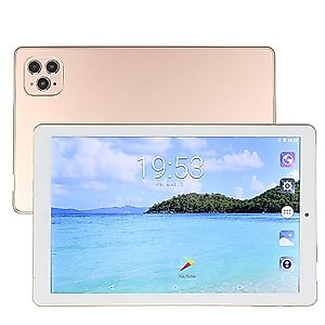 Acogedor 2 in 1 Tablet with Keyboard, 10.1inch Android Tablet Support 4G LTE Cellular, 4+64GB, MT6735 8 Core CPU, 256GB Expansion, 2.4G 5G WiFi Tablet PC (US Plug)