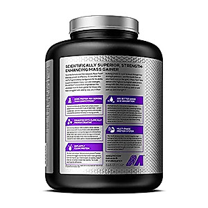 Weight Mass Gainer Protein Powder | MuscleTech Mass-Tech Elite Mass Gainer for Muscle Gain | Whey Protein Powder + Muscle Builder | Creatine Supplements | Vanilla Cake, 7 lbs