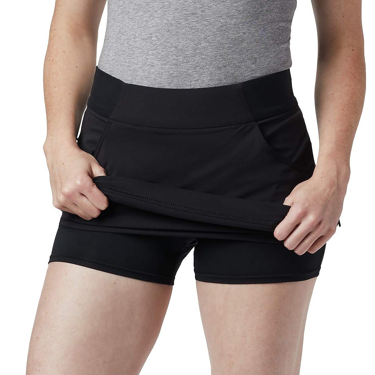 Columbia Women's Anytime Casual Skort, Black, Large