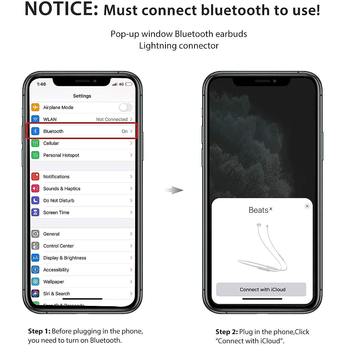 Apple Earbuds 2 Pack [Apple MFi Certified] Wired Earphones (Built-in Microphone & Volume Control) Noise Canceling Isolating Lightning Headphones Compatible with iPhone 14/13/12/11/SE/X/XR/XS/8/7