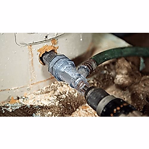 Turbo Tank Cleaner - Water Heater Cleaning Tool, Improves Hot Water Supply, Removes Hard Water Sediment, Flushes Gas & Electric Tanks, Pro-Grade DIY Solution